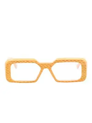 VAVA EYEWEAR Rectangle Frame Eyeglasses - Yellow