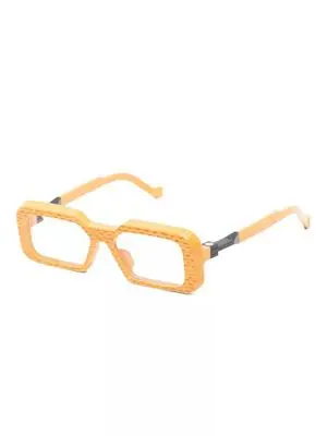 VAVA EYEWEAR Rectangle Frame Eyeglasses - Yellow