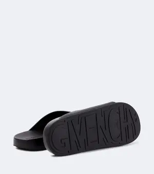 Givenchy Logo Slides - Black