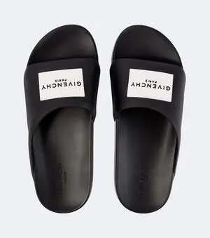Givenchy Logo Slides - Black