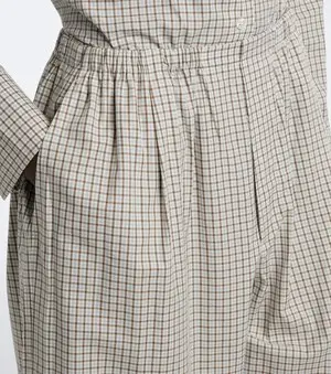 Proenza Schouler Checked Cotton Wide-leg Trousers