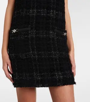 Versace Medusa '95 Cotton-blend Tweed Mini Dress