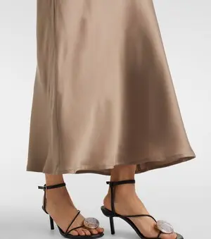 Asceno Silk Charmeuse Maxi Dress