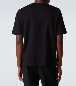 Valentino Garavani Logo Cotton Jersey T-shirt - Black