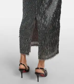 Erdem Sequined Pencil Skirt
