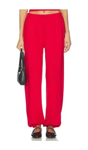 Eterne Boyfriend Pocket Sweatpant - Red