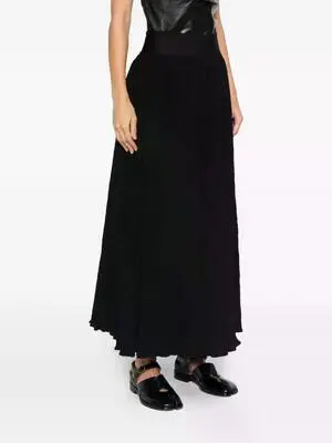 BUNZABURO KYOTO Textured Wide Leg Trousers