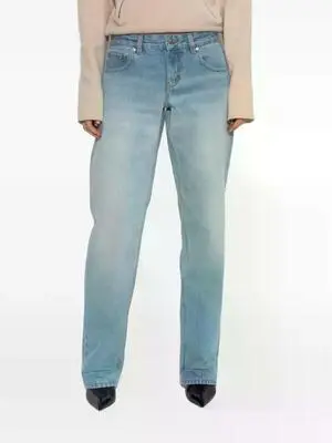 Victoria Beckham Button-fastening Straight Jeans