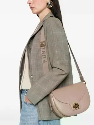 Furla Lotus Grained-texture Shoulder Bag