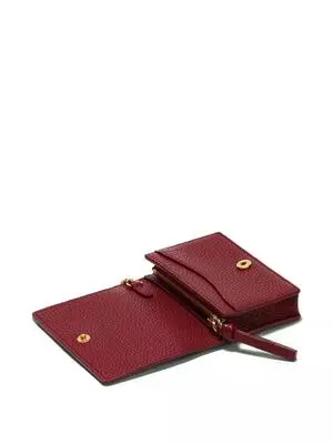 GANNI Textured Charm Purse - Red