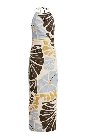 SIR. Lola Linen Maxi Dress - Multi