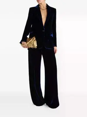 Etro Velvet Single-breasted Blazer
