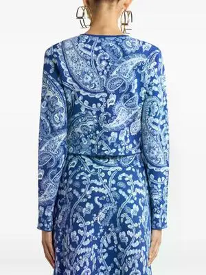 Etro Paisley-motif Jacquard Cardigan