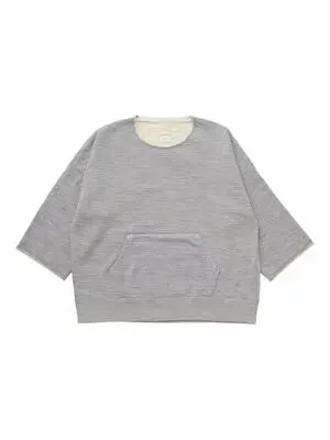 Visvim Burrow Dual Pocket Sweatshirt - Grey