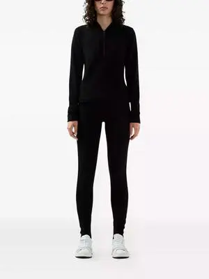 Gcds Zip-collar Sweater With Shoulder Detail