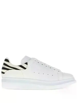 Alexander McQueen Oversized Leather Sneakers - White