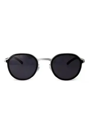 Mykita Round Stainless Steel Sunglasses - Black
