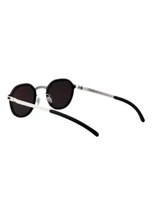 Mykita Round Stainless Steel Sunglasses