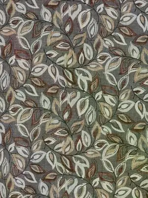 DELL'OGLIO Leaf-print Fringed Scarf