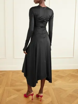 Victoria Beckham Jersey Midi Dress