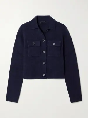 JAMES PERSE Cropped Stretch-knit Jacket