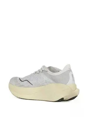 HOKA® Logo Print Lace-up Sneakers - Grey