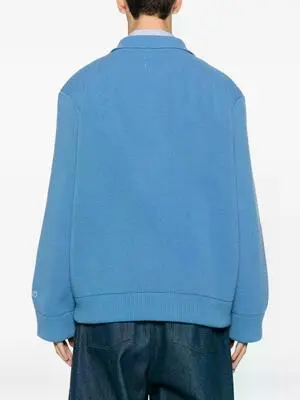 LC23 Button Collar Sweater