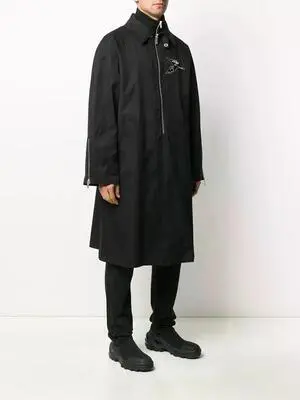 COUNTY OF MILAN Long Coat With Graphic Print