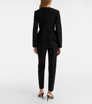 Roland Mouret Crepe Slim Pants