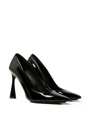 Stella McCartney Elsa Patent Pointed-toe Heeled Pumps - Black