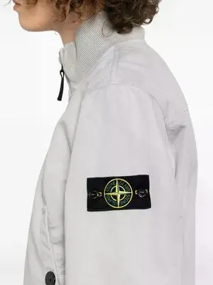 Stone Island Logo Patch Bomber Jacket