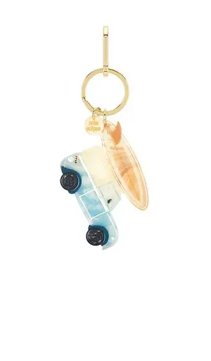 SOLAR ECLIPSE Hand-painted Bag Charm + Keychain - Multi