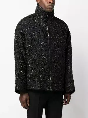 Valentino Garavani Floral Jacquard Brocade Effect Jacket