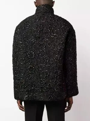 Valentino Garavani Floral Jacquard Brocade Effect Jacket