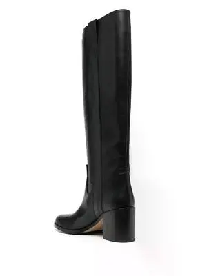 VIA ROMA 15 Venice Leather Knee-high Boots