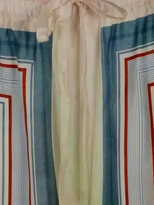 Zimmermann Striped Drawstring Trousers - Neutrals