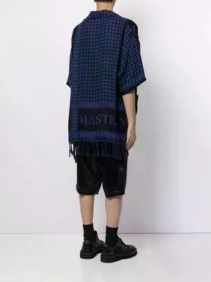 MASTERMIND WORLD Geometric Logo-print Cotton Shirt