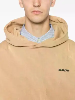 BARROW Logo Detail Long Sleeve Hoodie