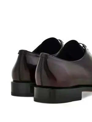 FERRAGAMO Crocodile Print Tramezza Oxford Shoes