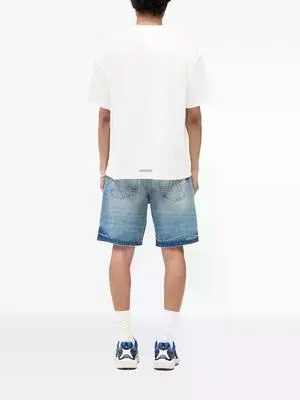 REPRESENT Denim Shorts With Embroidered Pocket Detail