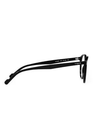 VOGUE EYEWEAR Round Frame Eyeglasses - Black