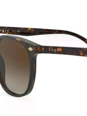 VOGUE EYEWEAR Tortoiseshell Square Frame Sunglasses - Brown
