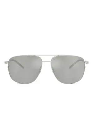 Moncler Alumni Pilot Sunglasses - Silver