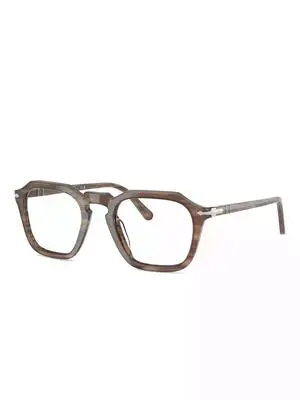 Persol Rectangle Frame Eyeglasses