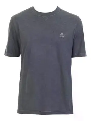 Brunello Cucinelli Logo Crewneck T-shirt