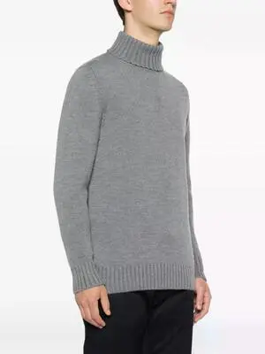 DRUMOHR Roll Neck Wool Sweater