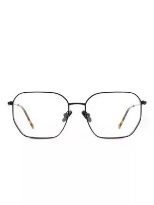 EYEPETIZER Geometric Frame Eyeglasses - Black