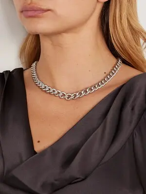 ROXANNE ASSOULIN The Graduated-tone Link Necklace