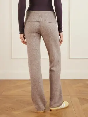 SKIMS Cashmere & Wool Blend Straight-leg Trousers