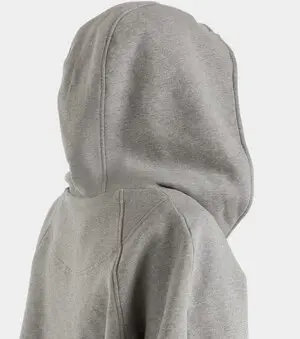 Attico Cotton Jersey Sweatshirt Dress - Grey